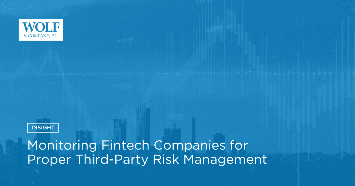 Monitoring Fintech Companies for Proper Third-Party Risk Management ...