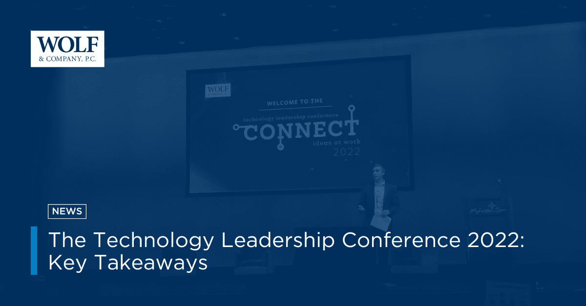 The Technology Leadership Conference 2022: Key Takeaways – Wolf ...